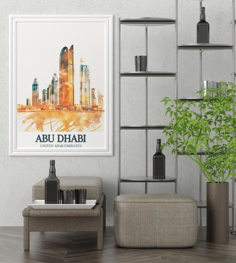 Abu Dhabi Art Etihad Towers and Burj Mohammed Bin Rashid for Home Decor ...