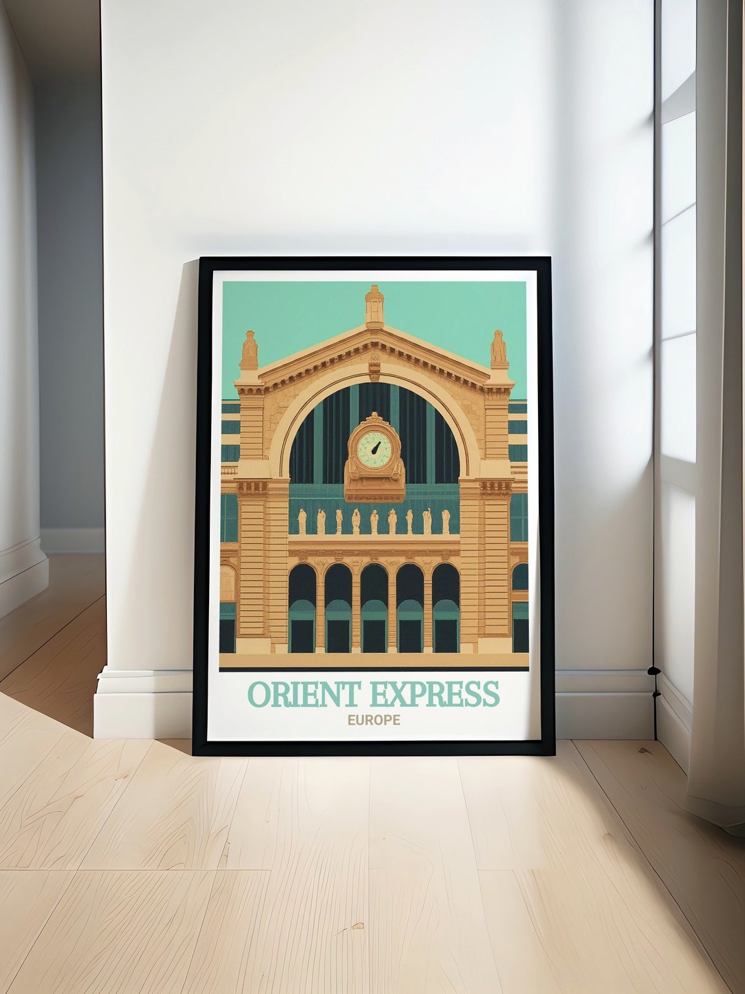 Orient Express Poster - Paris Gare De L'est Scenic Print - Orient ...