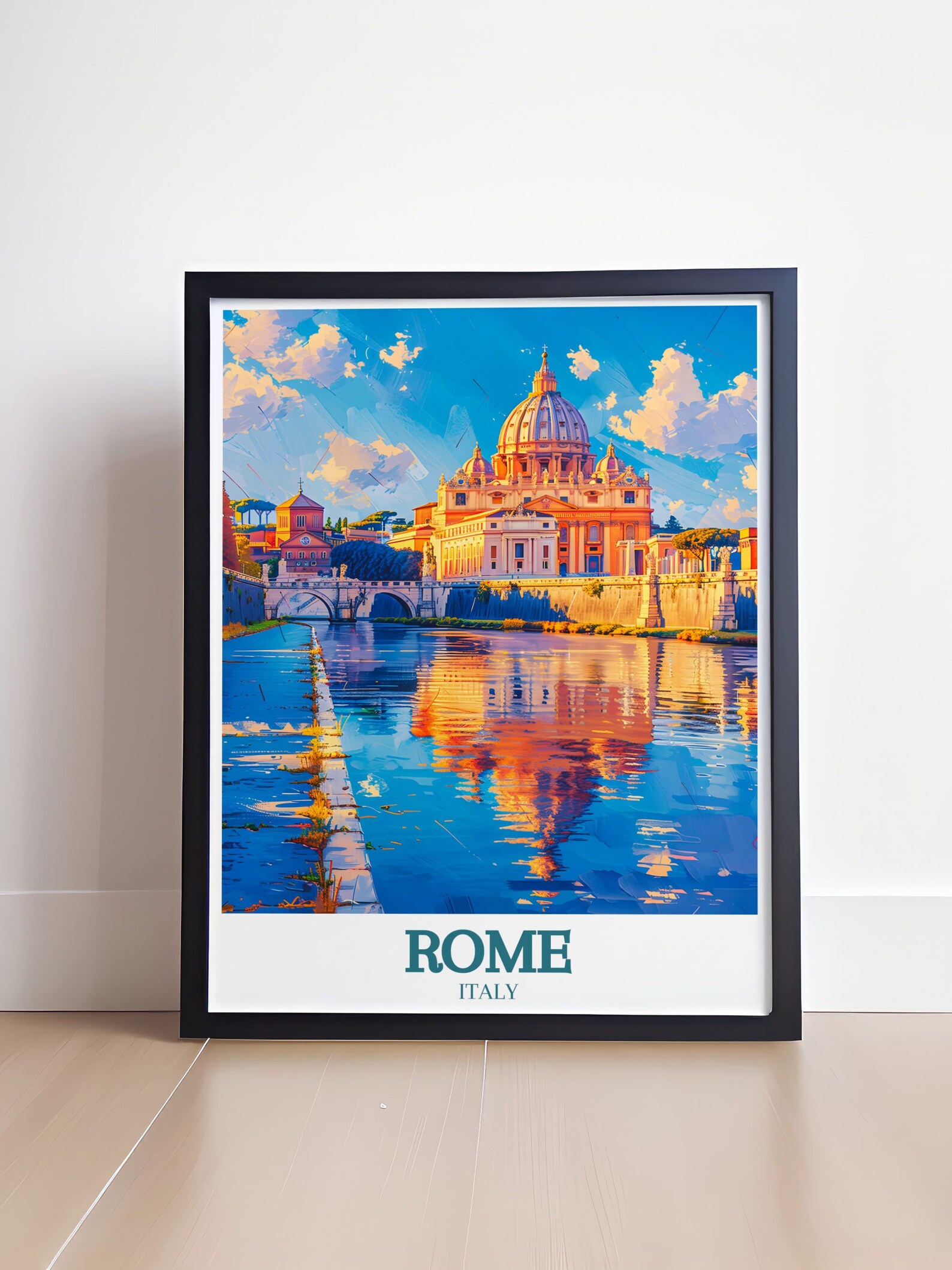 Rome Poster - Saint Peter’s Basilica Framed Print - Vatican City Print ...