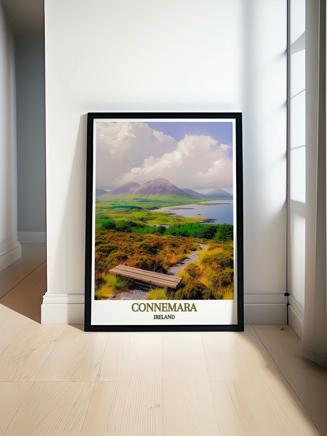 Connemara National Park Prints - Connemara Vintage Travel Art ...