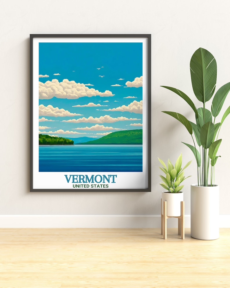 Vermont Poster - Lake Champlain Posters - Lake Champlain Prints ...