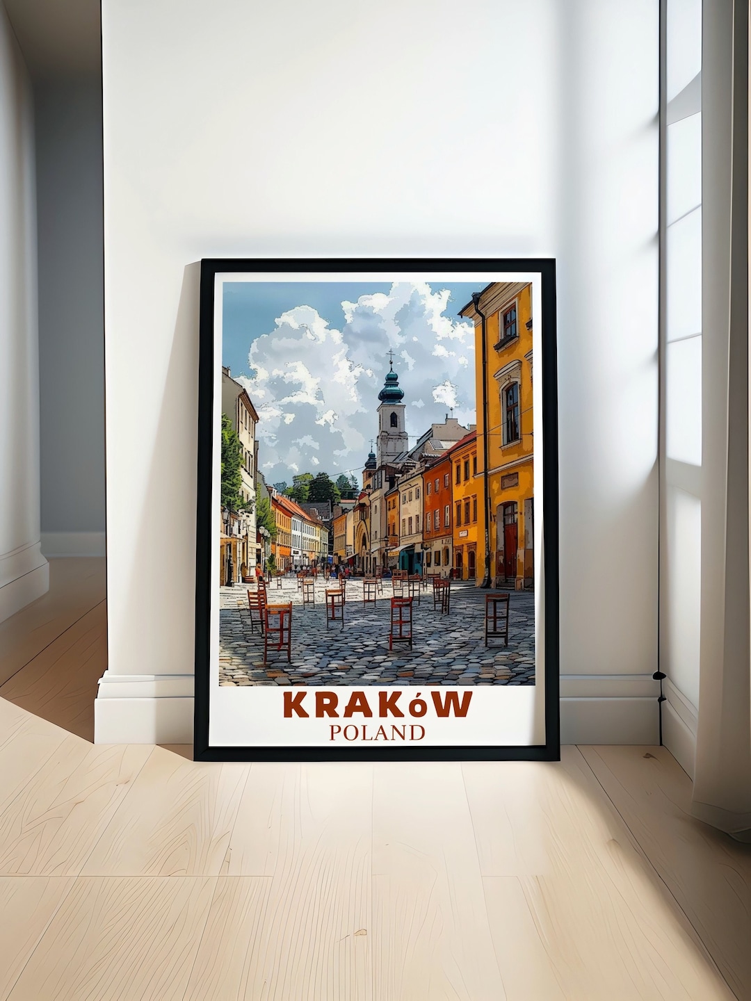 Krakow Wall Art - Jewish Quarter Poster - Jewish Quarter Print - Krakow ...