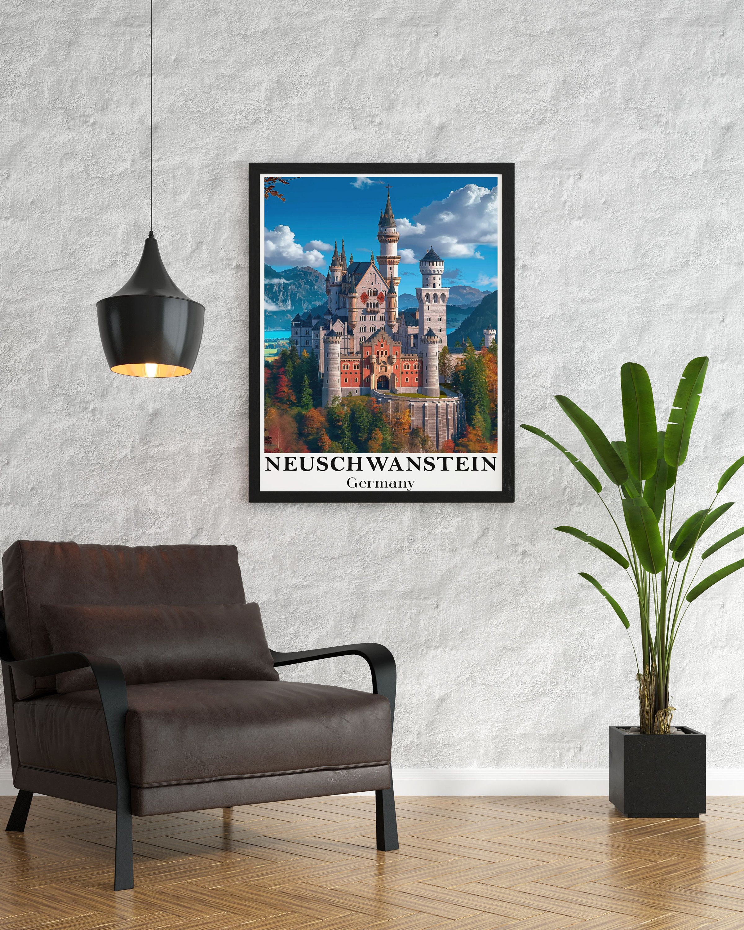 Neuschwanstein Castle Posters Neuschwanstein Castle Art Neuschwanstein ...