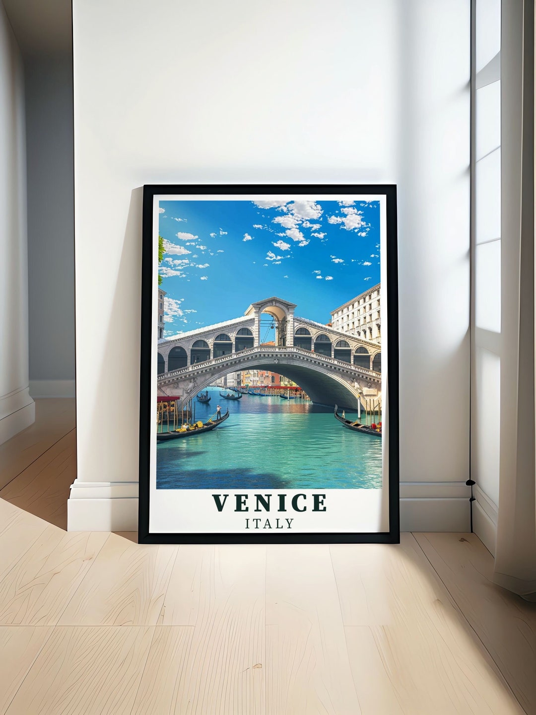 Venice Wall Art -venice Art and Rialto Bridge Decor - Rialto Bridge ...
