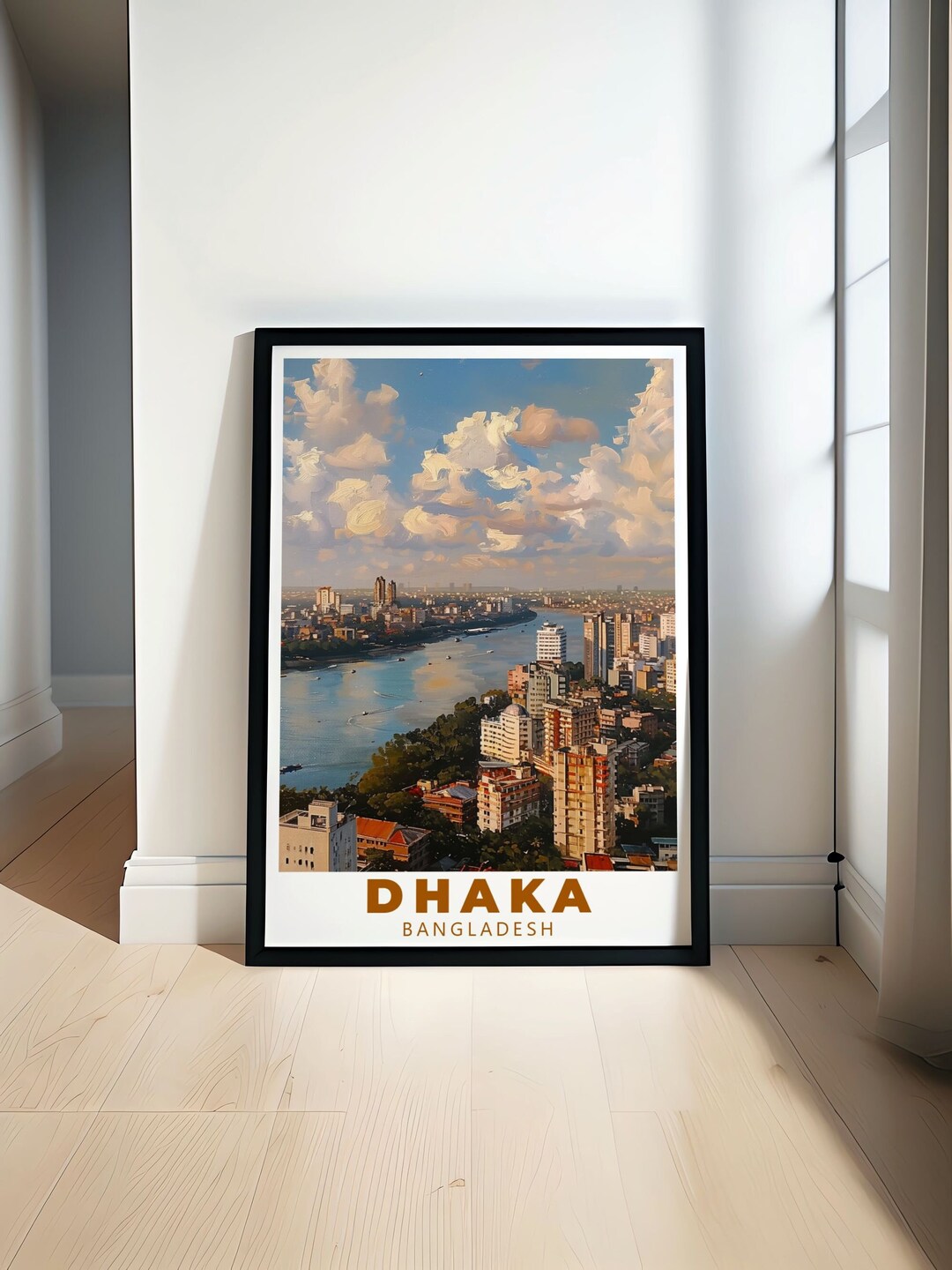 Dhaka Poster - Framed Dhaka Print - Dhaka Canvas Print - Dhaka Wall Art ...