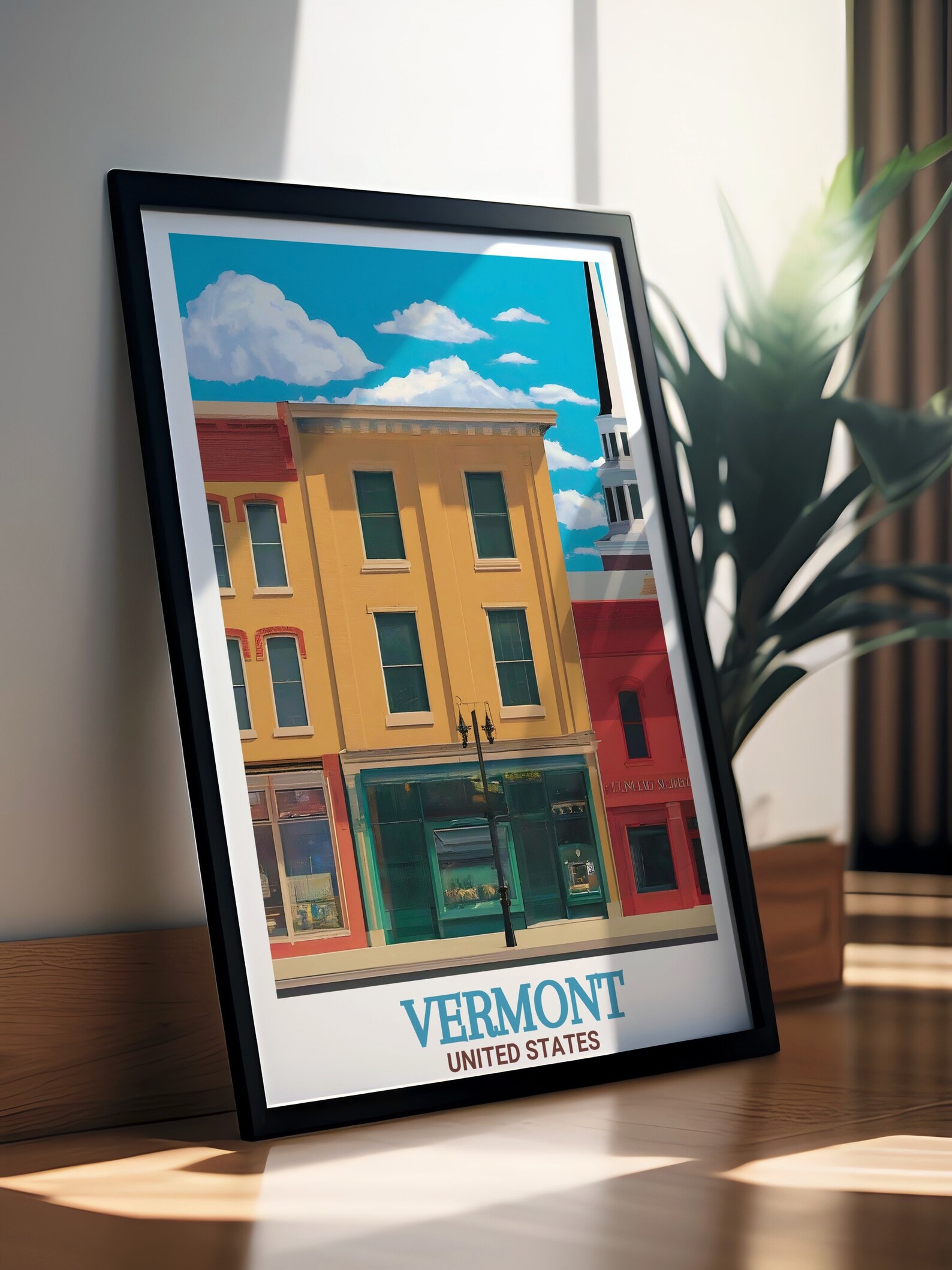 Vermont Wall Art Vermont Travel Posters Church Street Marketplace ...