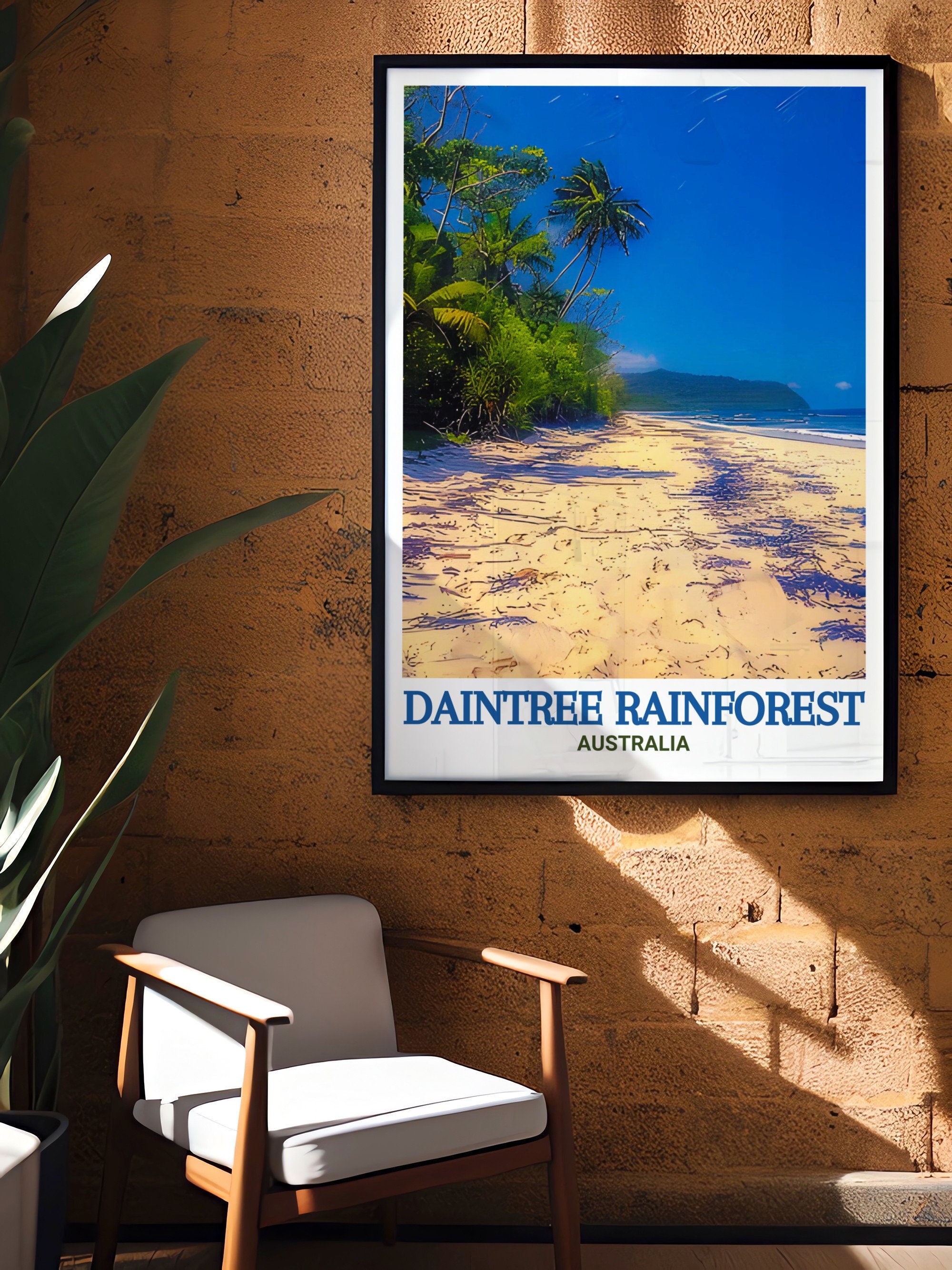 Daintree Rainforest Poster - Cape Tribulation Beach - Cape Tribulation ...