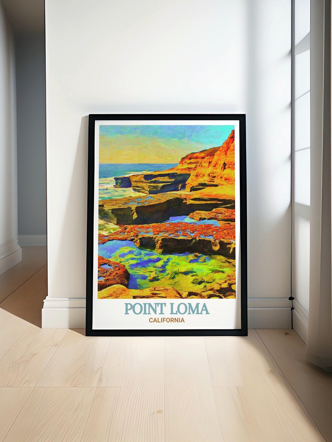 Point Loma Art Print - Point Loma Tide Pools Artwork - Point Loma Wall ...