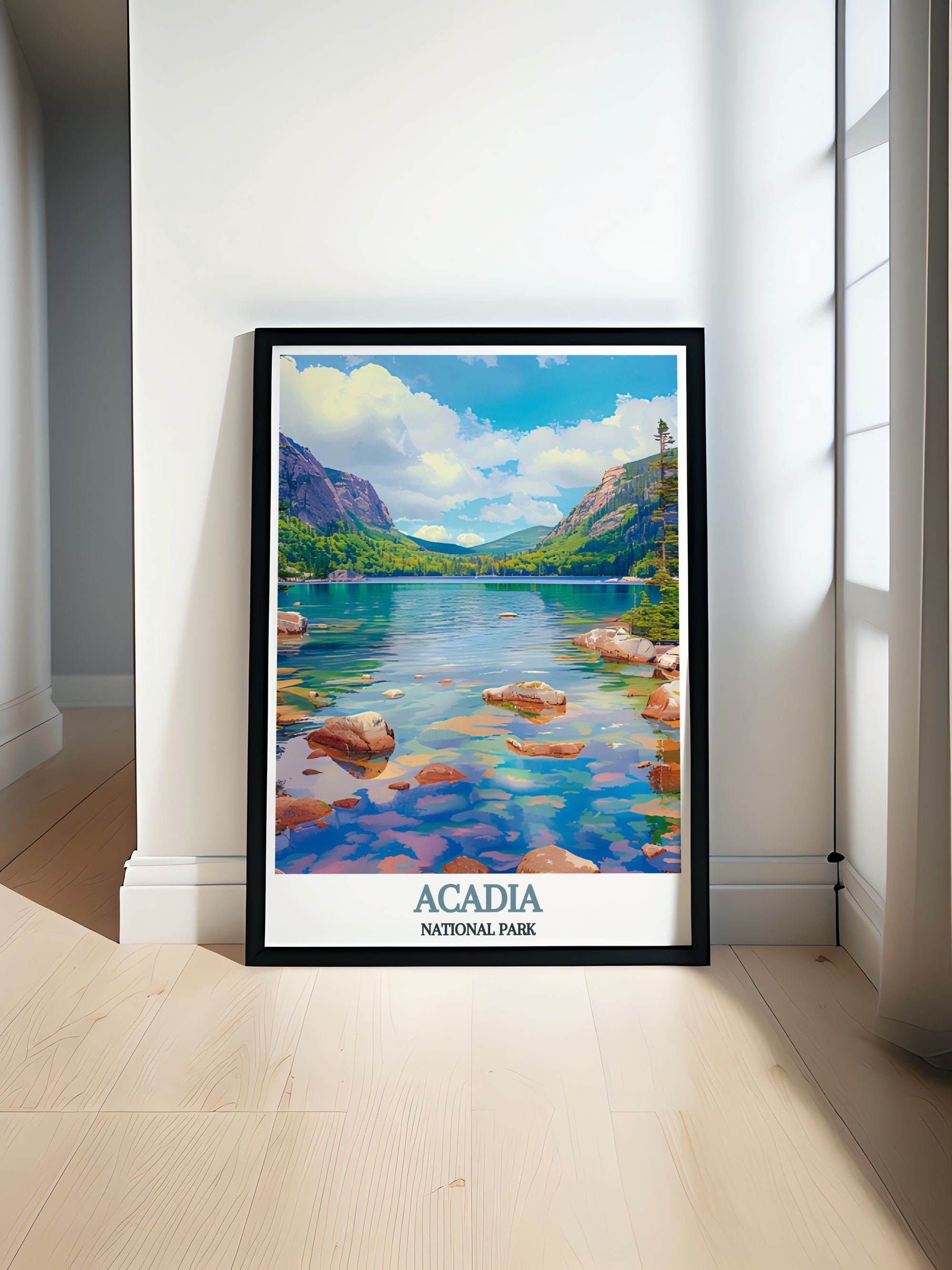 Acadia Wall Art Jordan Pond National Park Print Jordan Pond Art Print ...