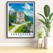 Santander Travel Poster - Palacio De La Magdalena Posters and Prints ...
