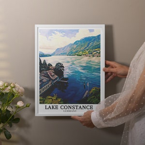 Lake Constance Scenic Art Collection - Bregenz Travel Posters - Lake ...