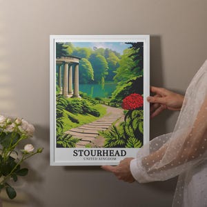 Stourhead Poster - Stourhead Gardens Art - Stourhead Print - Stourhead ...