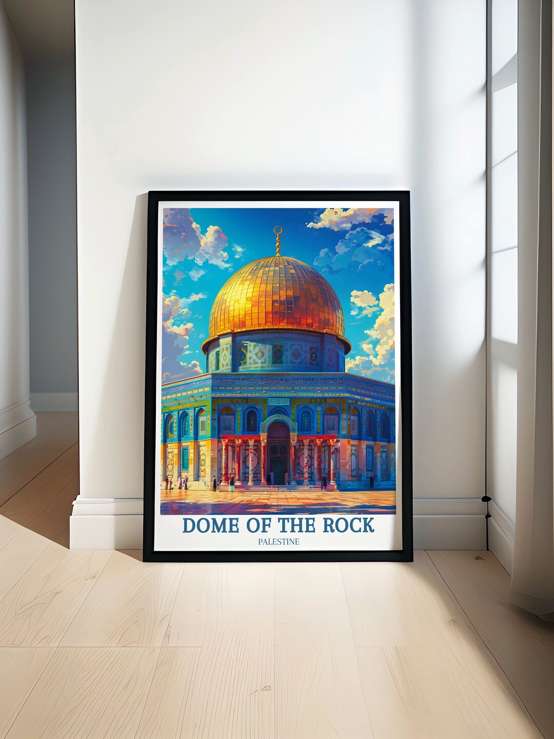Dome of the Rock, Palestine Travel Print, Palestine Travel Gift ...