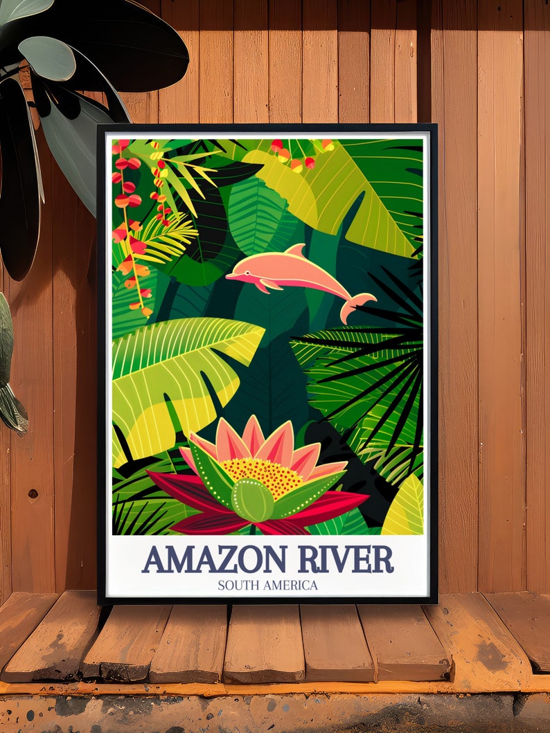 Amazon River Poster - Framed Victoria Regia Water Lily Print - Amazon ...