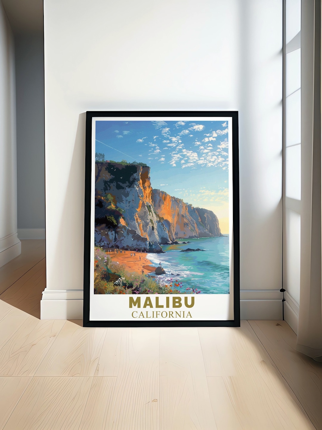 Malibu Print - Point Dume Art - Malibu Poster - Malibu Wall Art - Point ...