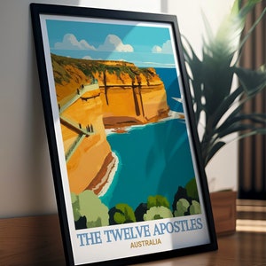 The Twelve Apostles Print - Gibson Steps Art Print - Gibson Steps ...
