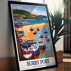 Burry Port Print - Pembrey Country Park Art Print - Pembrey Country ...