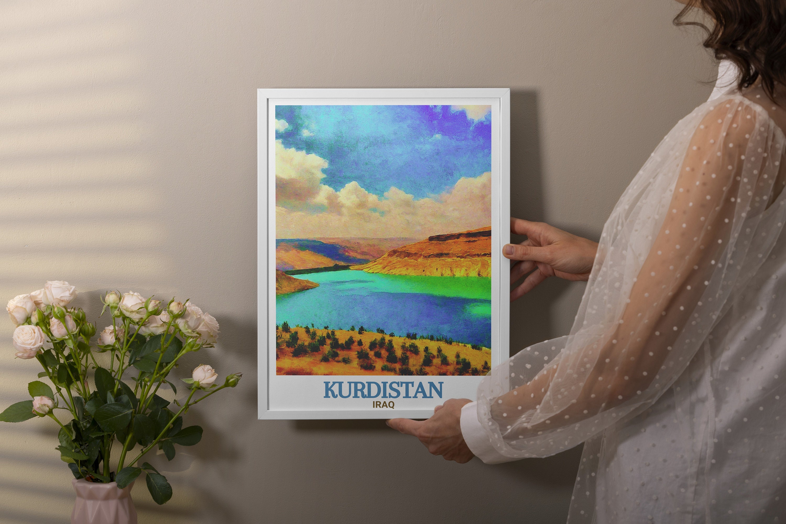 Kurdistan Poster - Kurdistan Print - Kurdistan Wall Art - Kurdistan Art ...