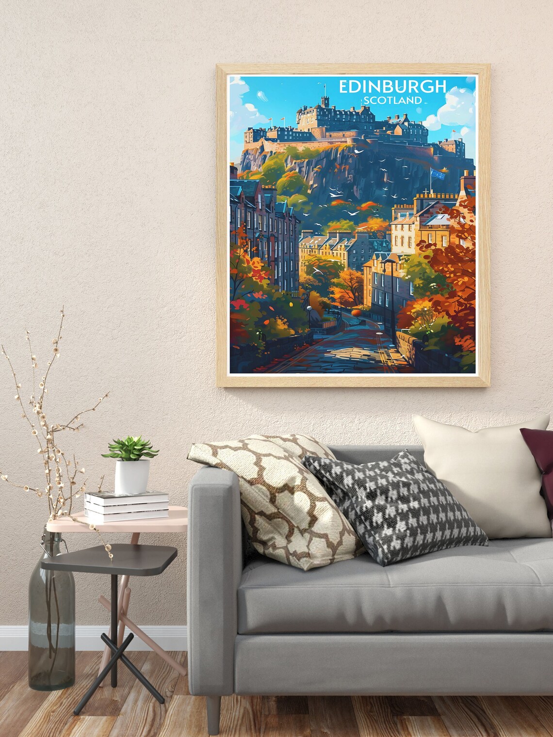 Majestic Edinburgh Castle Posters Edinburgh Castle Art for Timeless ...