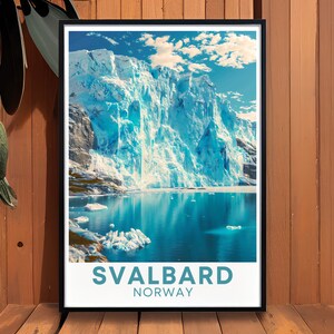 Svalbard Art Collection- Nordenskiöld Glacier Decor for Every Occasion ...