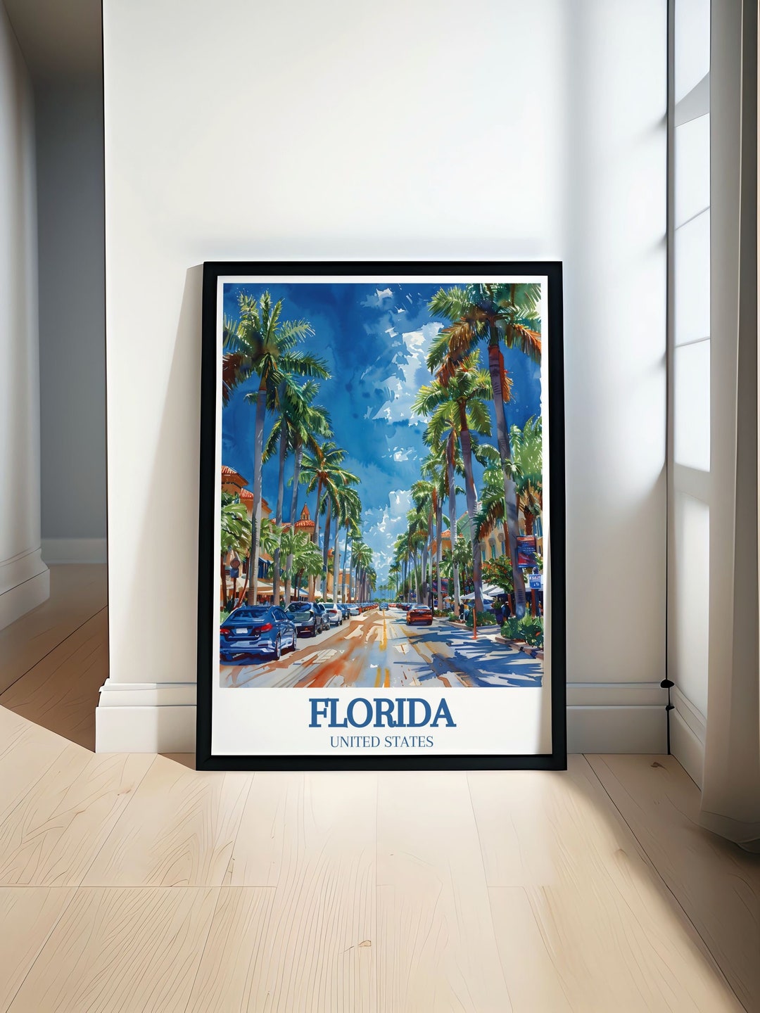 Florida Travel Posters - Pensacola Beach Posters -miami Beach Town ...