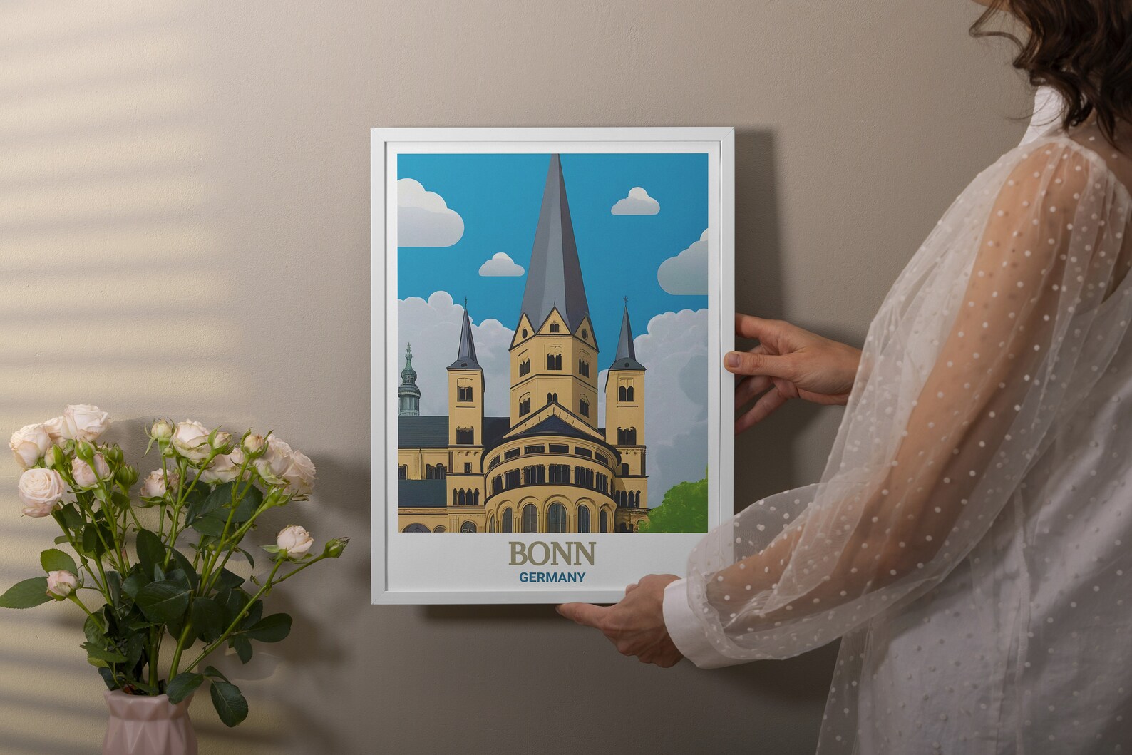 Bonn Art Collection Bonn Minster Posters Germany Wall Decor Bonn ...