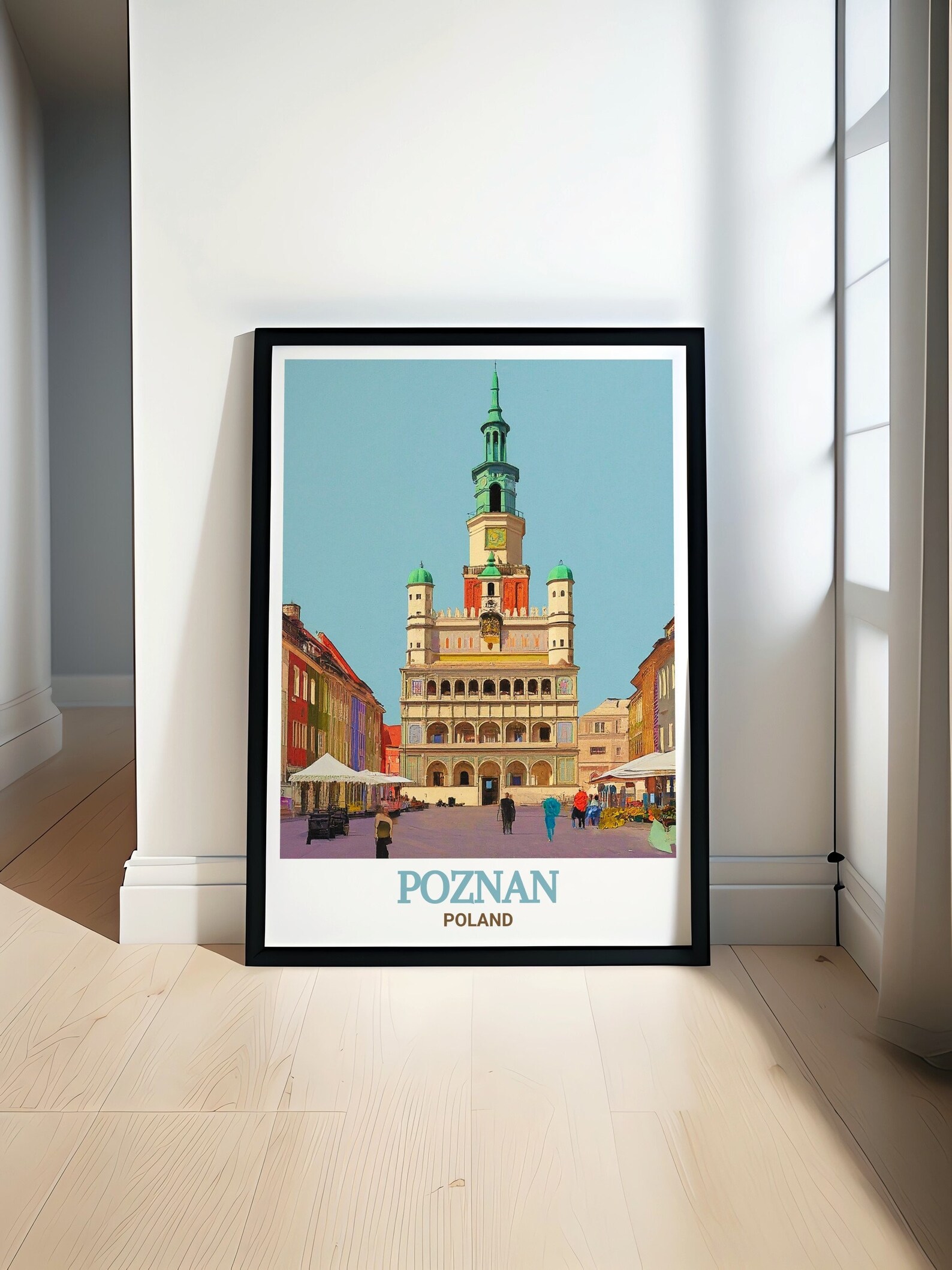 Poznan Wall Art - Poznań Town Hall Poster - Poznań Framed Print ...