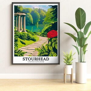 Stourhead Poster - Stourhead Gardens Art - Stourhead Print - Stourhead ...