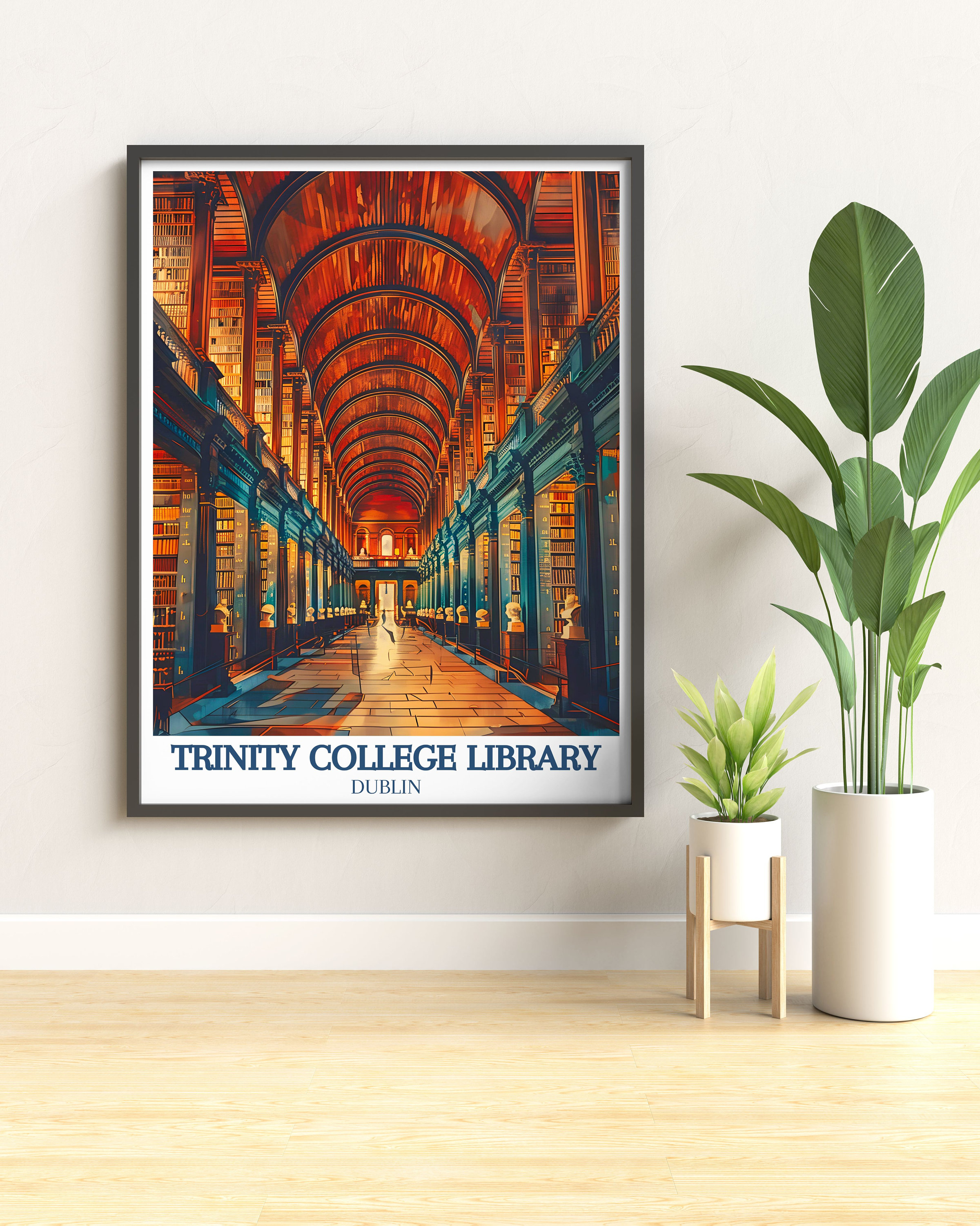 Trinity College Dublin Poster - Trinity Library Art - Old Library ...