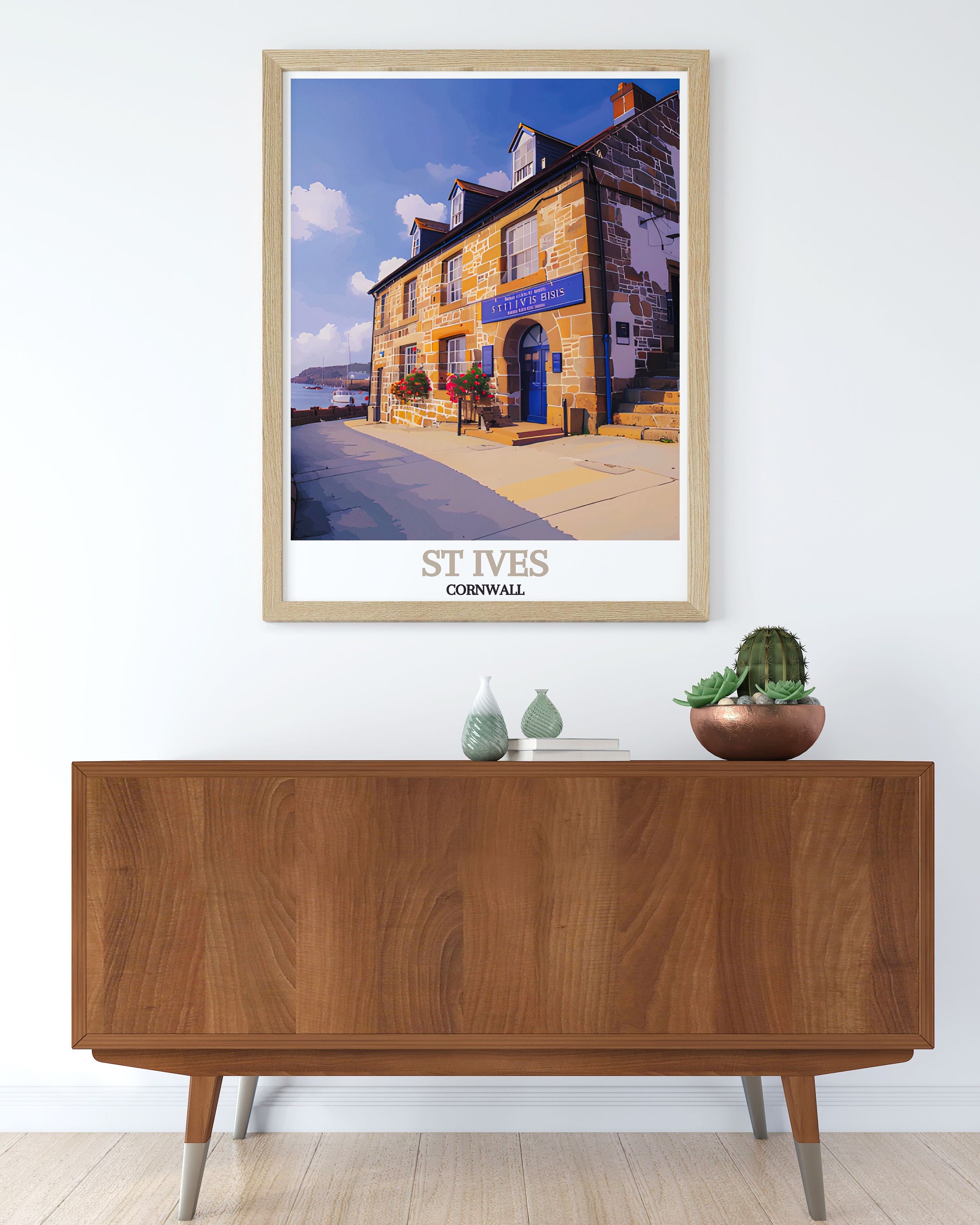 St Ives Museum Poster st Ives Art Collection Cornwall Wall Art St Ives ...