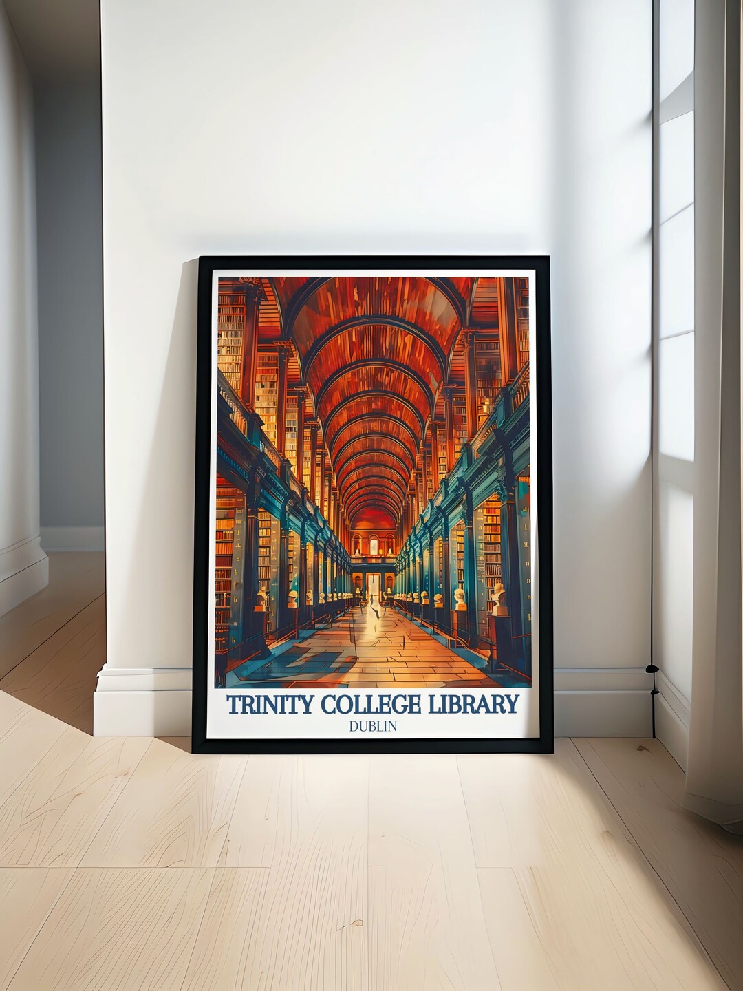 Trinity College Dublin Poster - Trinity Library Art - Old Library ...