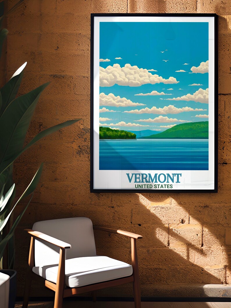 Vermont Poster - Lake Champlain Posters - Lake Champlain Prints ...