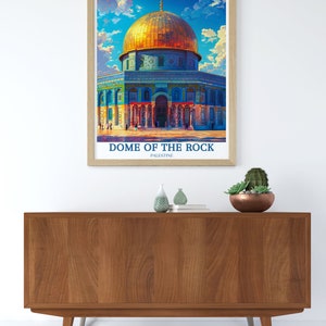 Dome of the Rock, Palestine Travel Print, Palestine Travel Gift ...