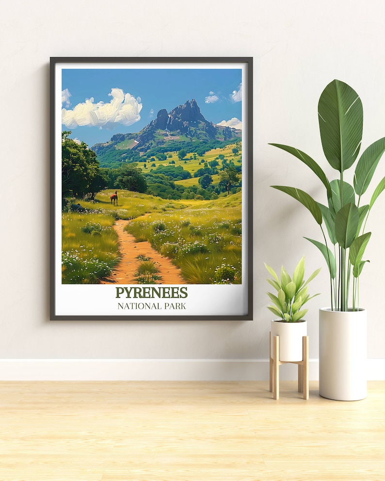 Pyrenees National Park Poster Gifts - Pic Du Midi D'ossau Framed ...