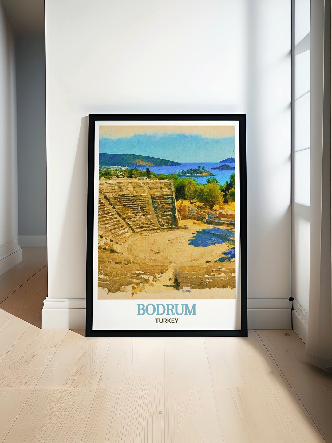 Bodrum Wall Art - Bodrum Amphitheatre Decor - Bodrum Amphitheatre Print ...