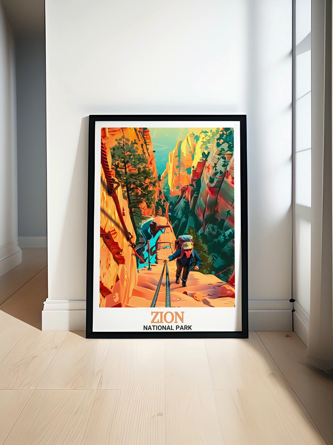 Zion National Park - Angels Landing Art and Prints - Zion and Angels ...