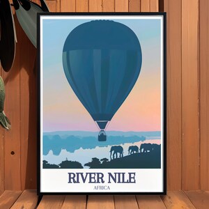 River Nile Travel Poster - Jinja Digital Travel Posters - White Nile ...