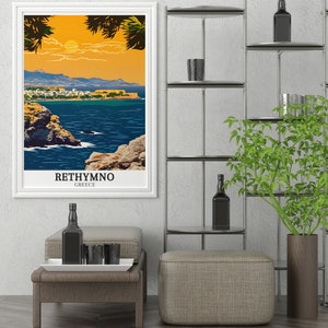 Rethymno Wall Art - Fortezza Crete Print - Fortezza of Rethymnon Poster ...