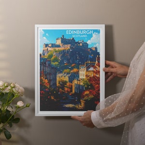 Majestic Edinburgh Castle Posters - Edinburgh Castle Art for Timeless ...
