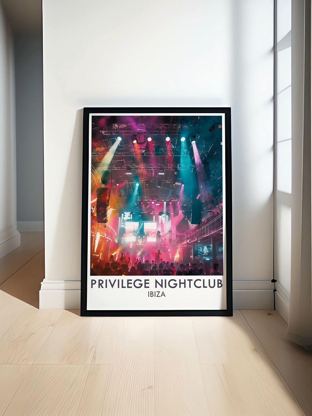 Privilege Night Club Travel Poster - Privilege Nightclub Art - Stage ...