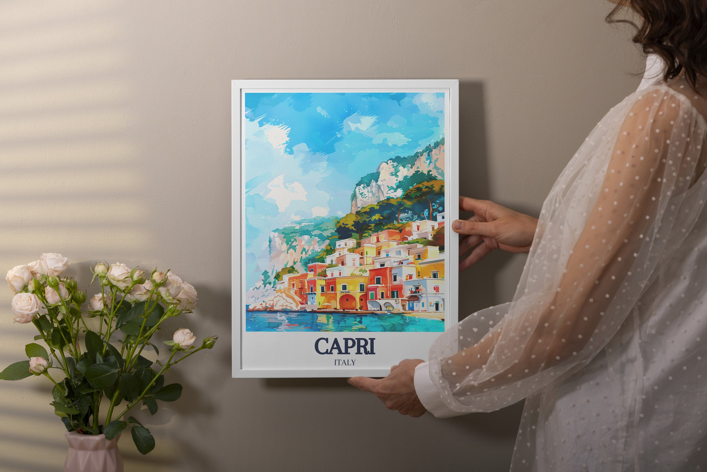 Capri Wall Art Faraglioni Rocks Capri Island Posters Faraglioni Rocks ...