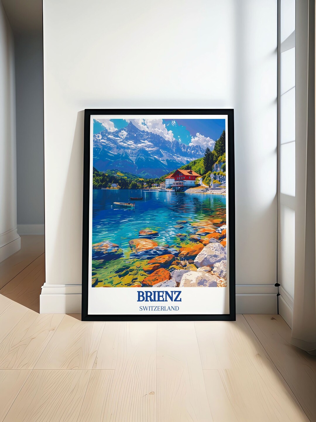 Brienz Travel Posters and Scenic Wall Art - Prints of Brienz and Swiss ...