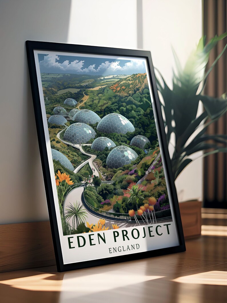 Eden Project Prints Cornwall Wall Art Framed Prints of Eden Project ...