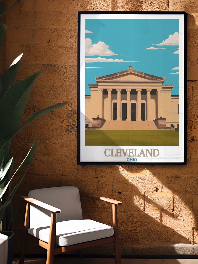Cleveland Travel Print Cleveland Museum of Art Travel Posters Cleveland ...