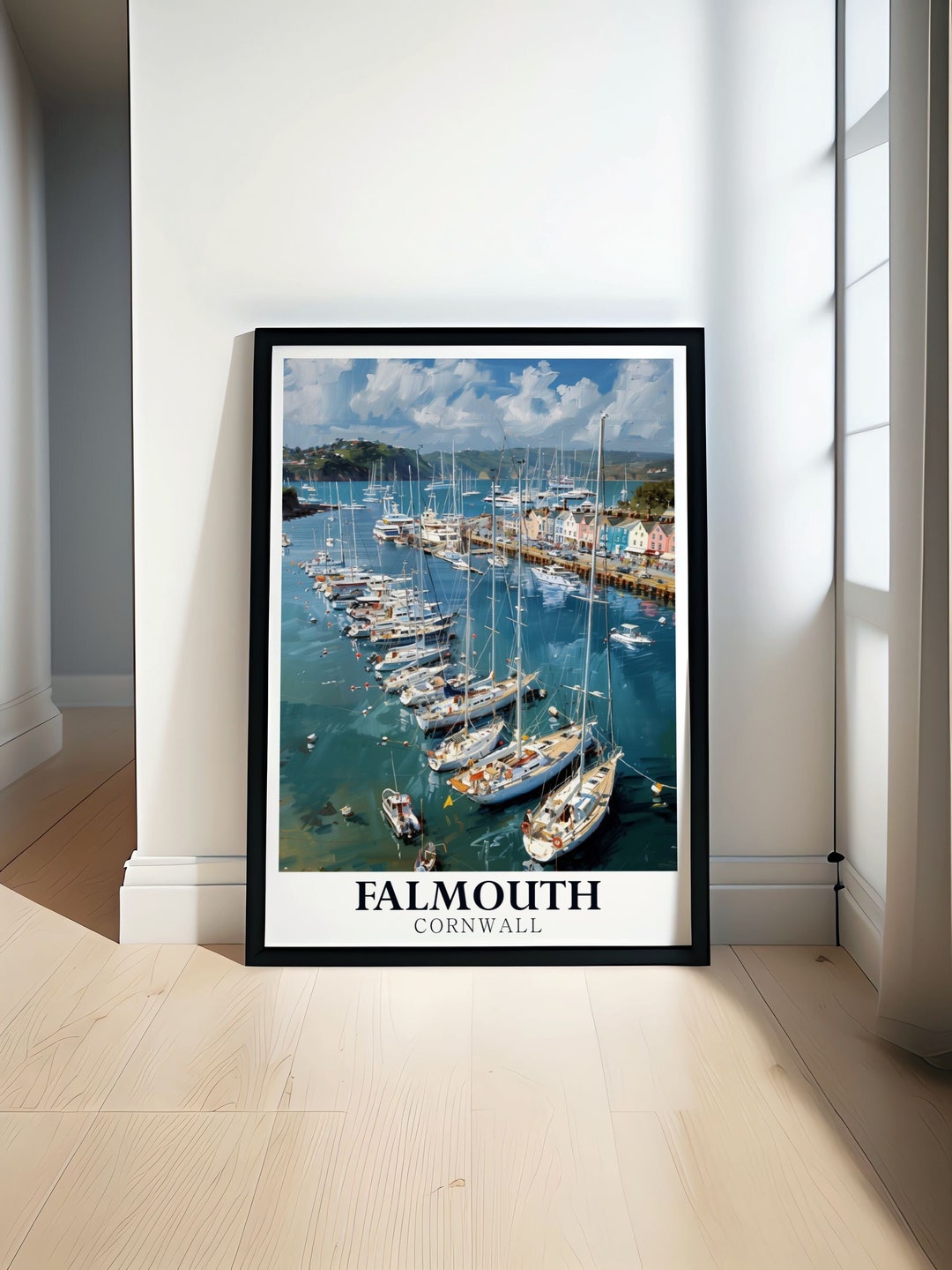 Falmouth Art - Falmouth Harbour Wall Art - Falmouth Harbour Art ...
