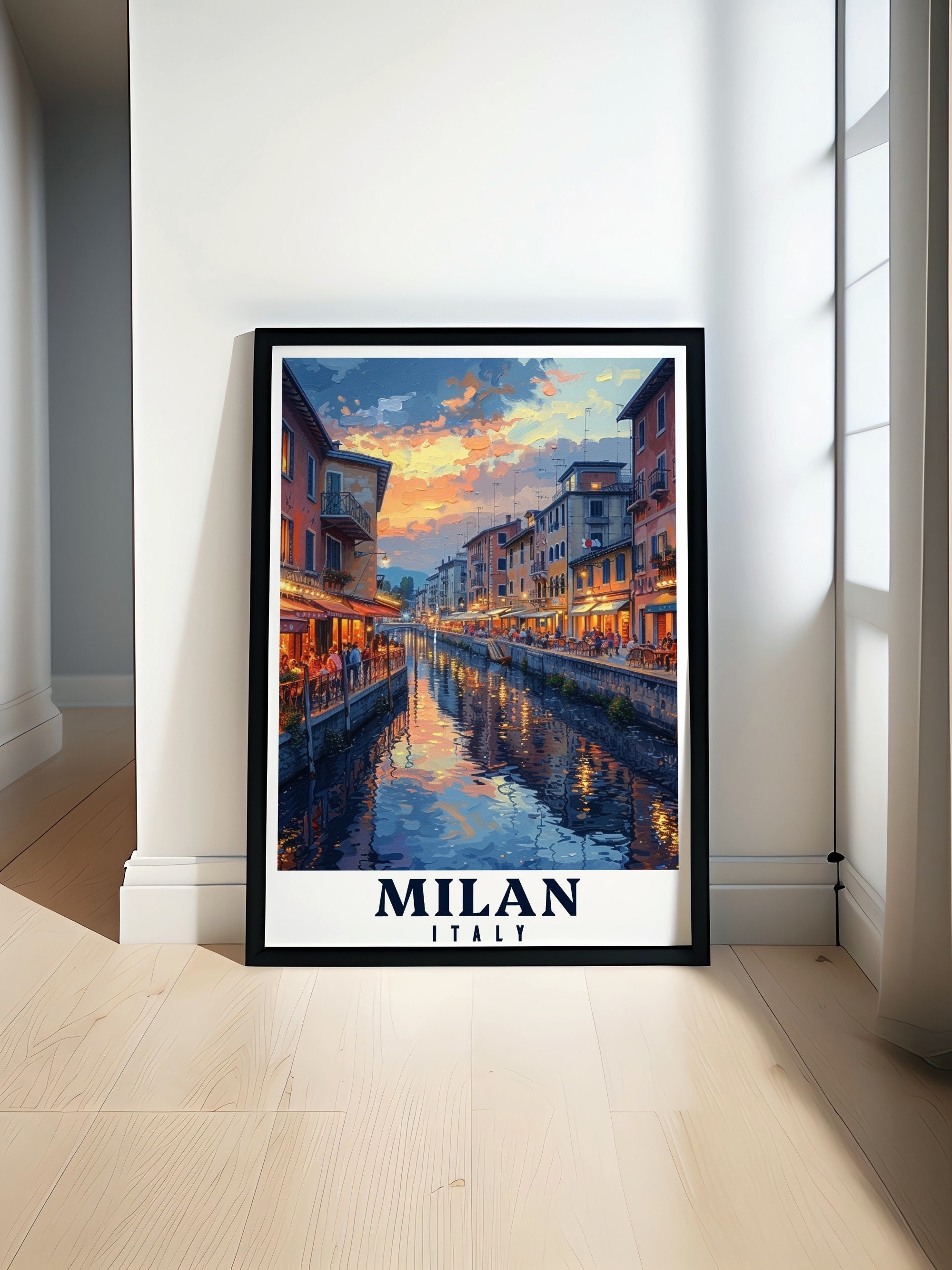 Milan Poster - Milan Print - Milan Framed Print - Milan Italy Prints ...