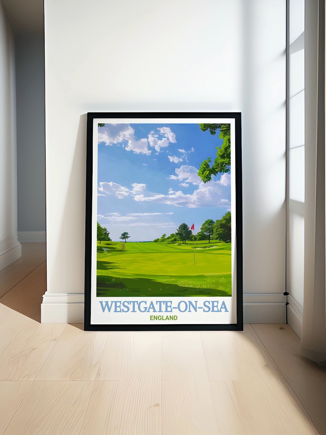 Westgate-on-sea Art Collection Westgate Golf Club Travel Canvas Art ...