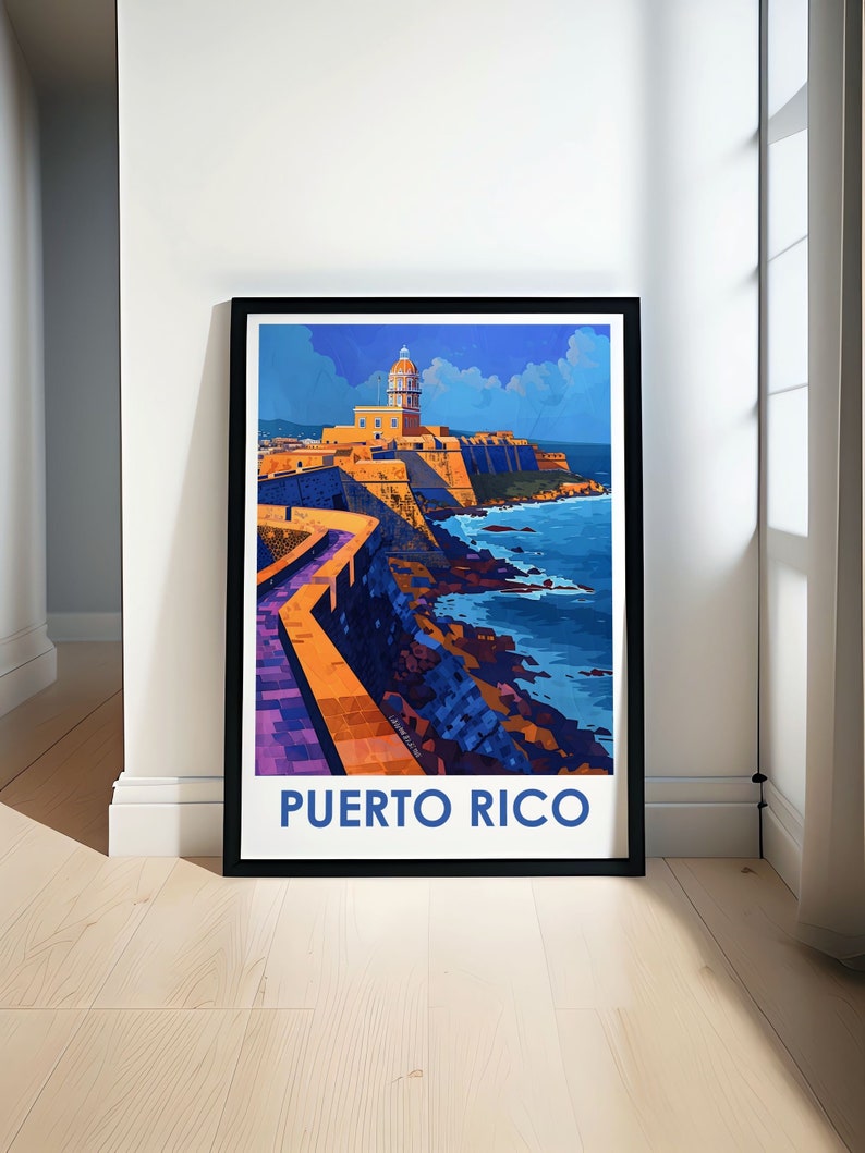 Puerto Rico Print - El Morro Decor - Puerto Rico Gift -el Morro Art ...