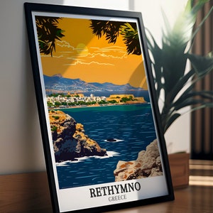Rethymno Wall Art - Fortezza Crete Print - Fortezza of Rethymnon Poster ...