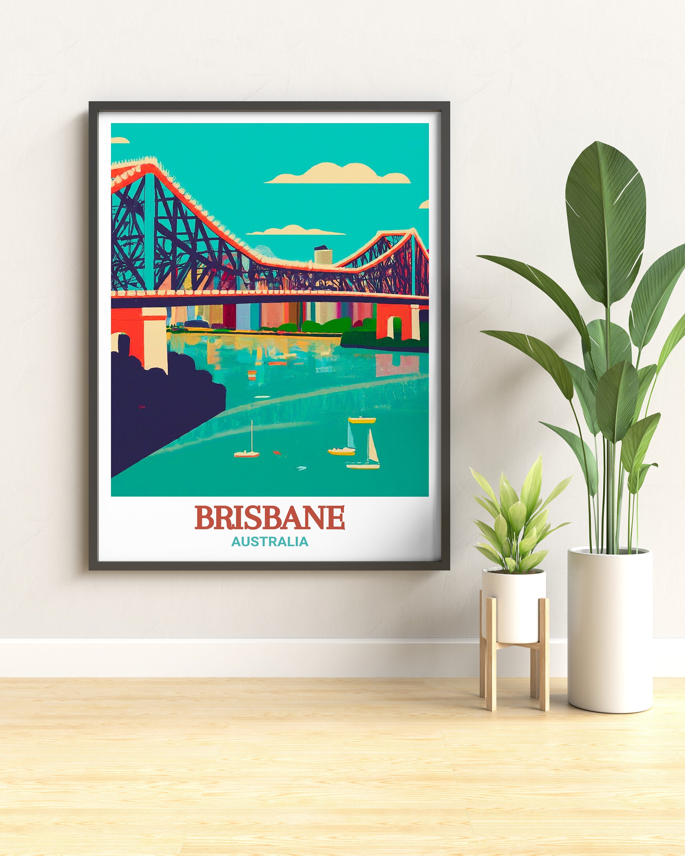Brisbane Print - Story Bridge Australia Print - Story Bridge Poster ...